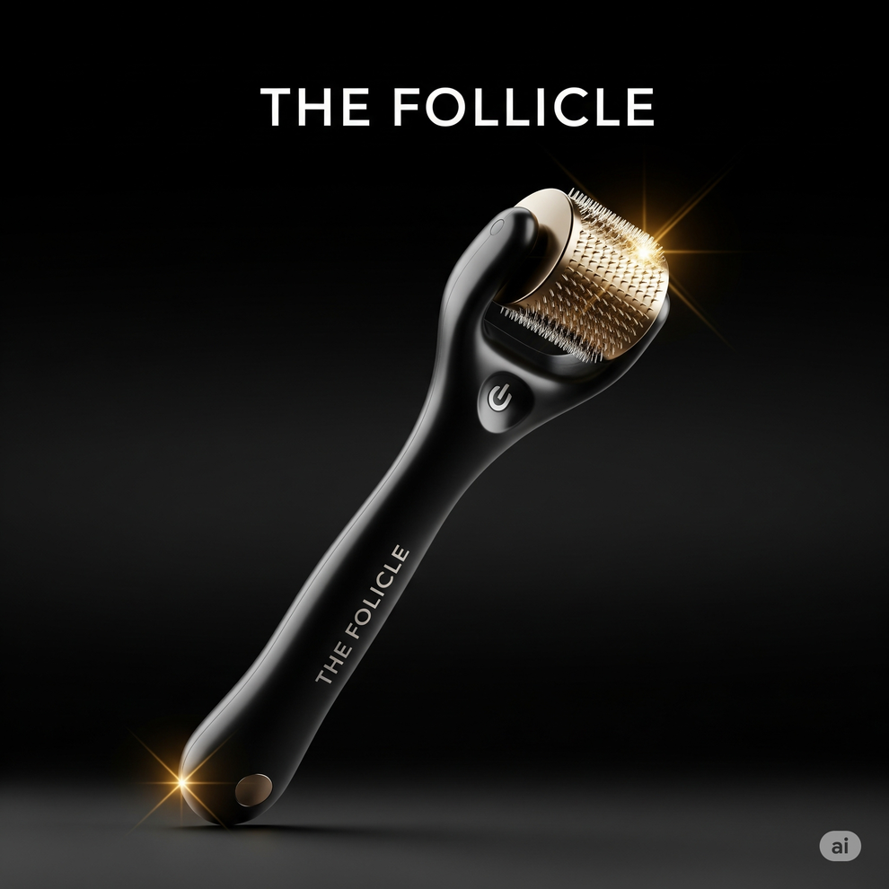 Derma Roller 0.5mm for hair regrowth for men/women – The Follicle